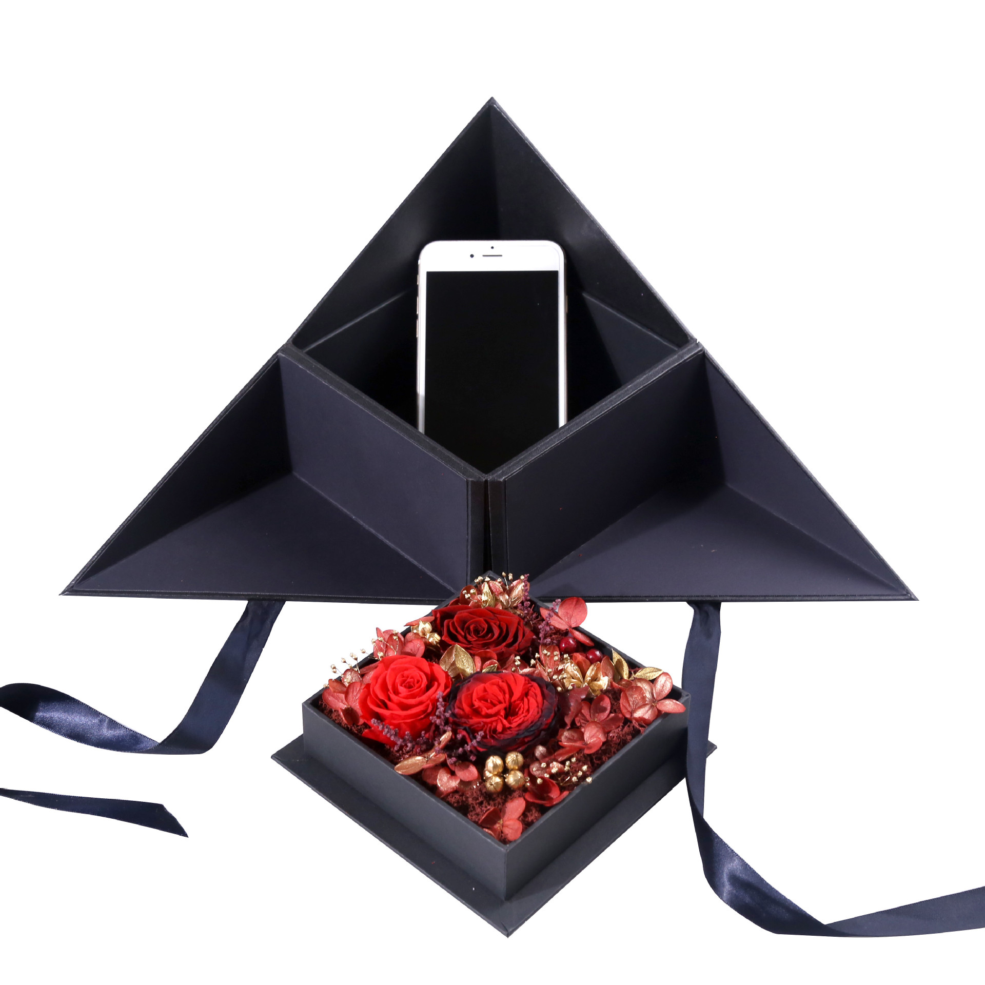 Flower Packaging Gift Box for Showing Surprises