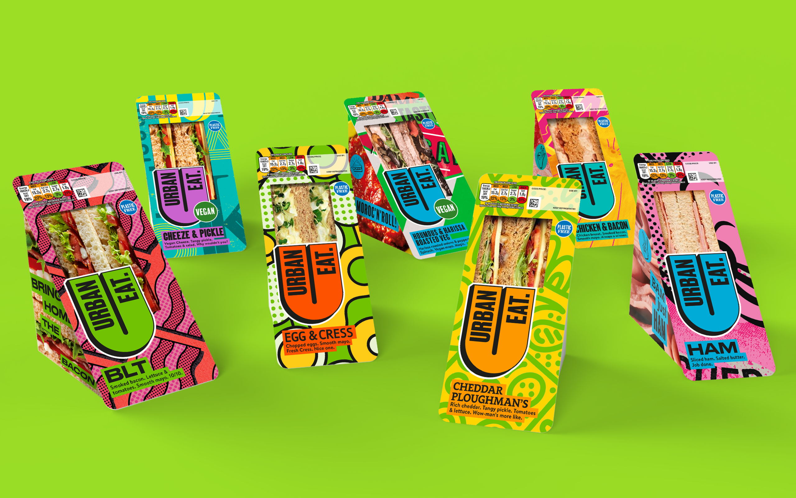 Custom Urban Eat Food Packaging Boxes