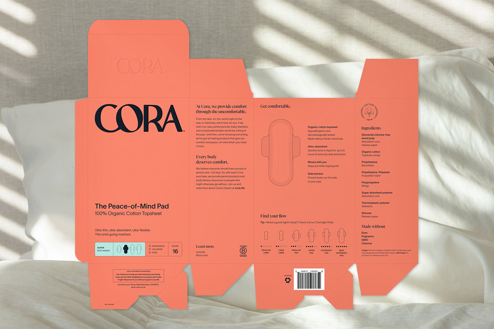 Custom Cora Packaging: Sustainable Period Care with Design