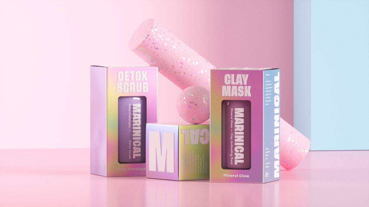 Custom Marine Containers Packaging: Skincare Presentation