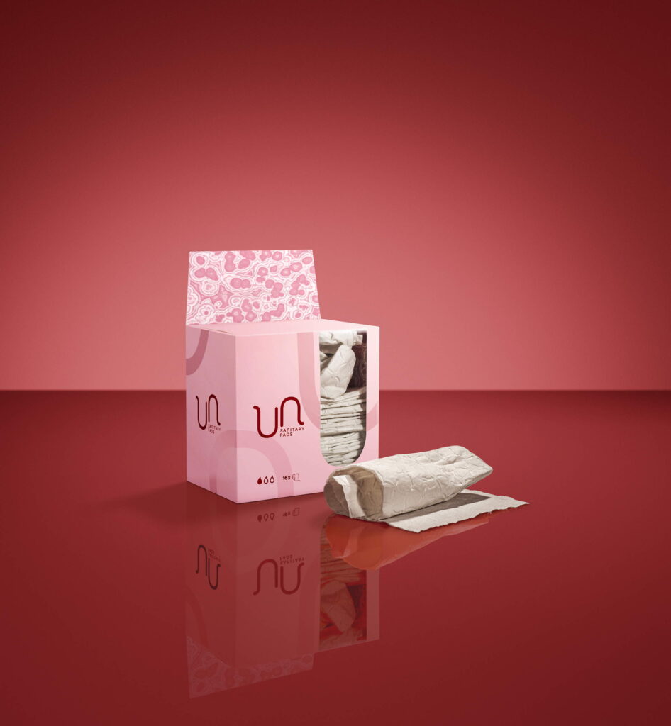Portable tampons cardboard box for convenient storage
